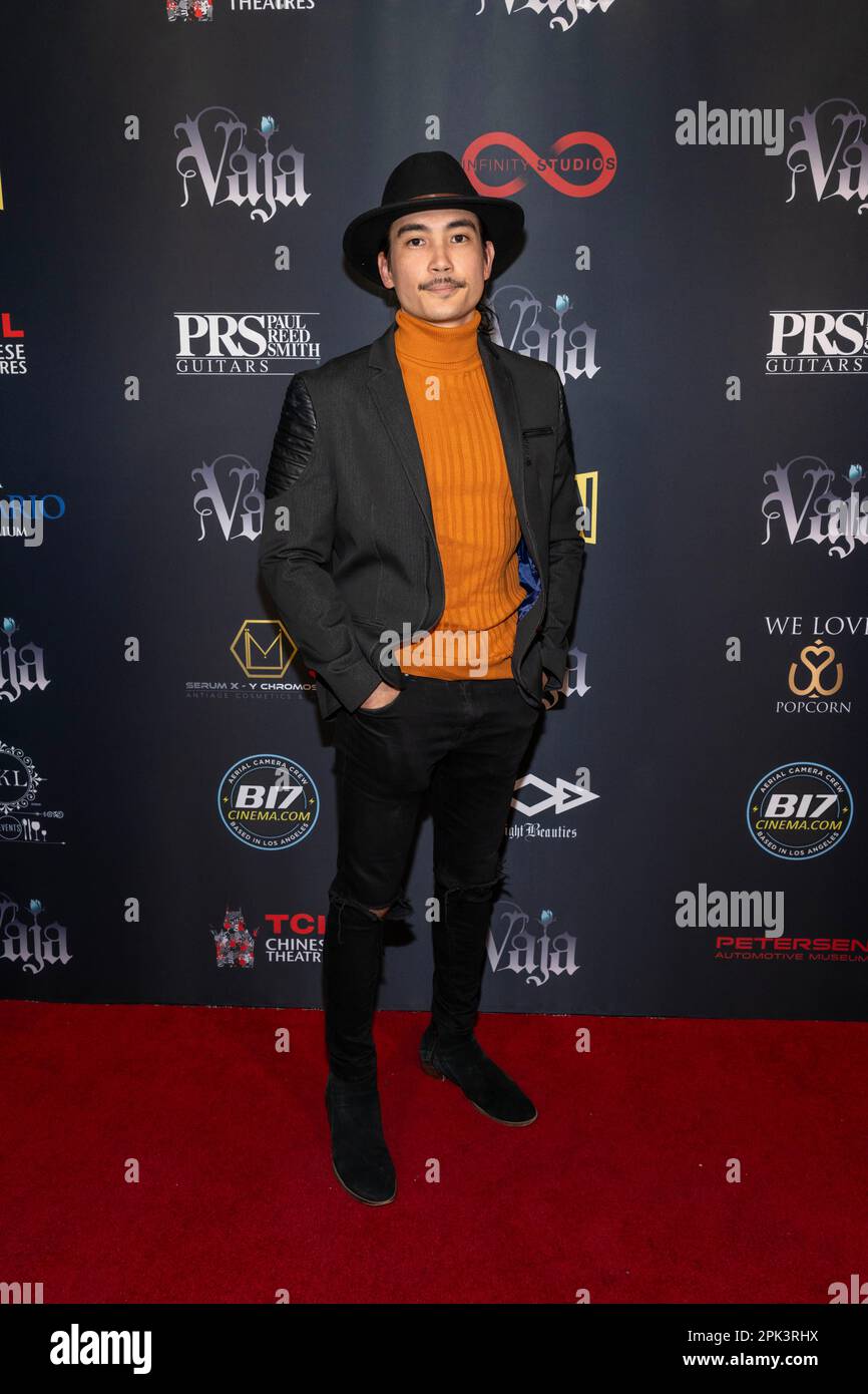 Las Vegas, US, April 4, 2023 Dodgers Player Tyler Adkison attends Vaja ...