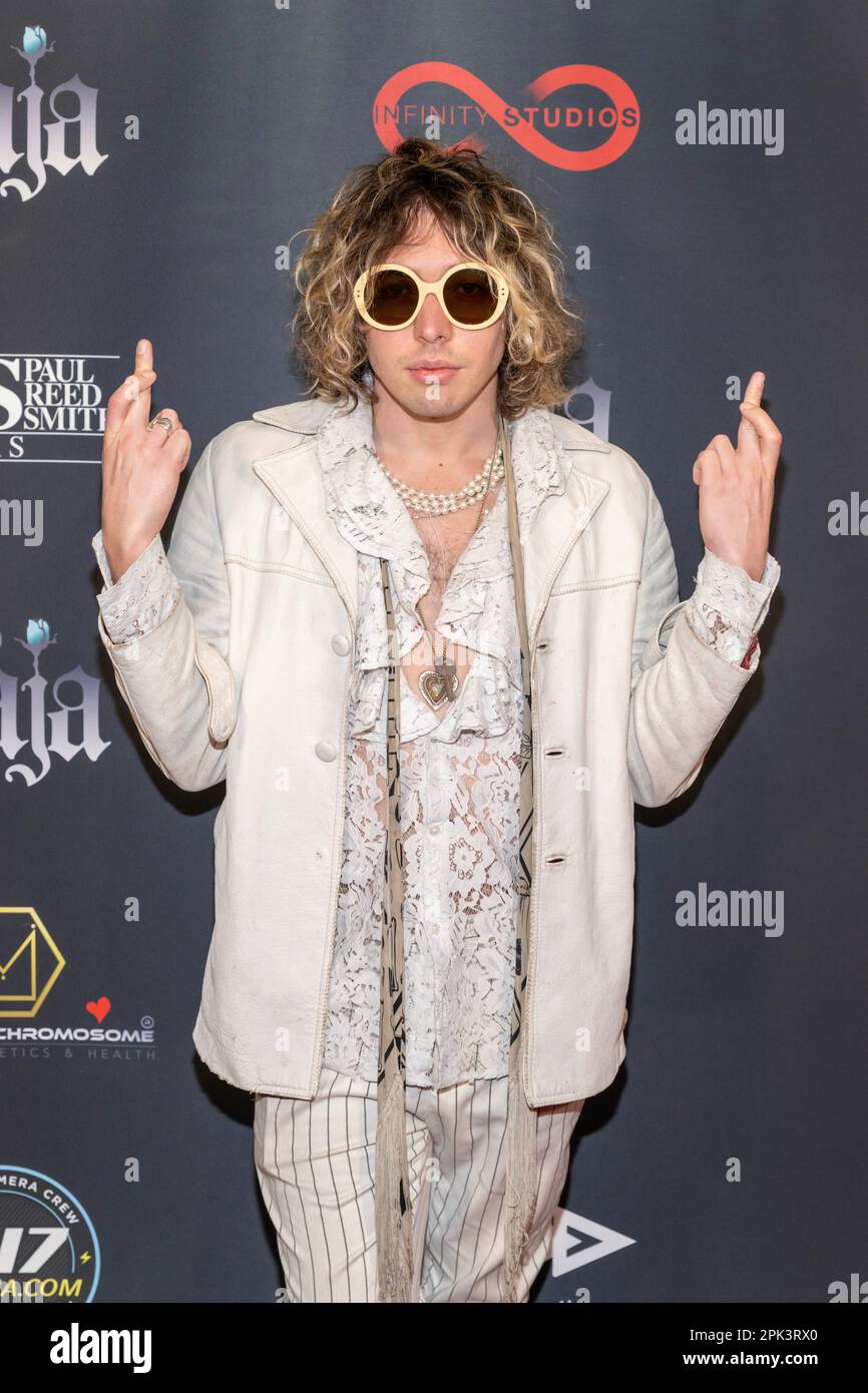 Las Vegas, US, April 4, 2023 Musician Barns Courtney attends Vaja World ...