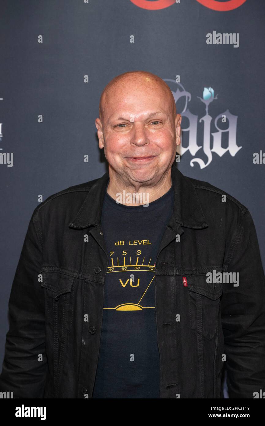 Las Vegas, US, April 4, 2023 TV Host Matt Pinfield attends Vaja World ...