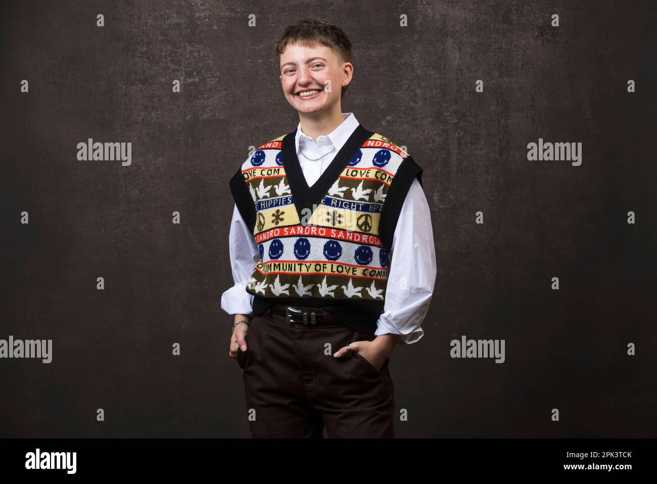 FILE - Ari Notartomaso, a cast member in the Paramount+ television ...