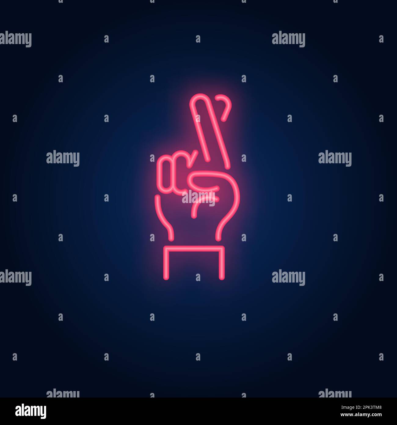 Neon good luck sign hi-res stock photography and images - Alamy