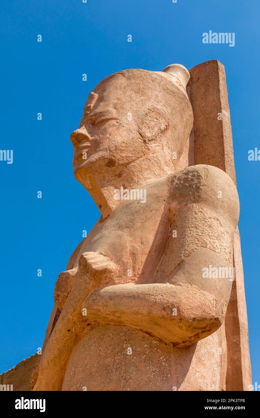Statue at Luxor Temple, Luxor, Egypt, North East Africa Stock Photo - Alamy