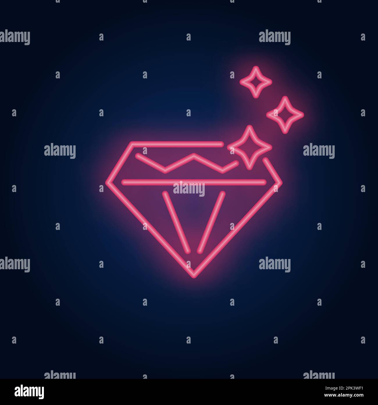 Diamond neon sign Stock Vector Image & Art - Alamy