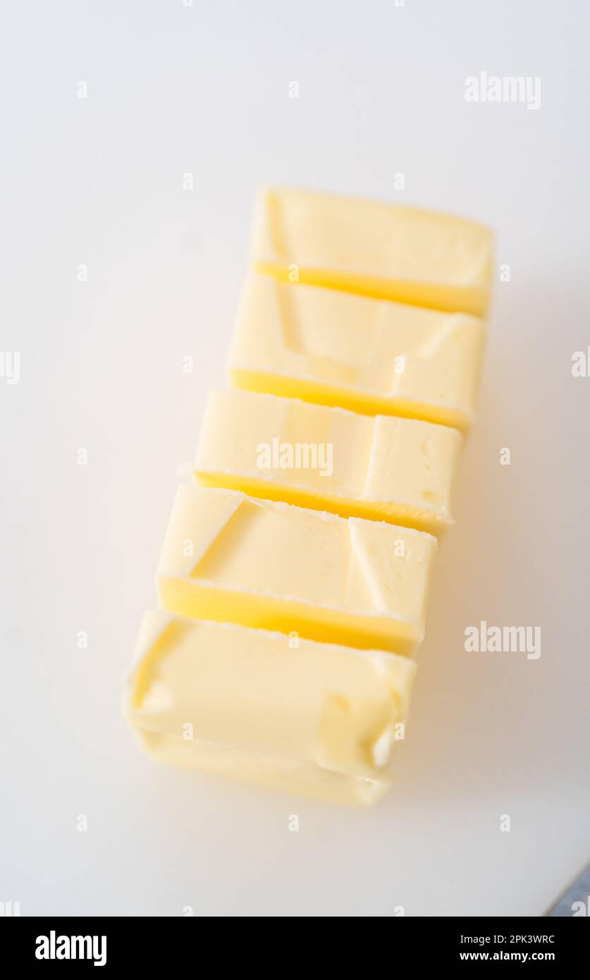 Softening unsalted butter Stock Photo - Alamy