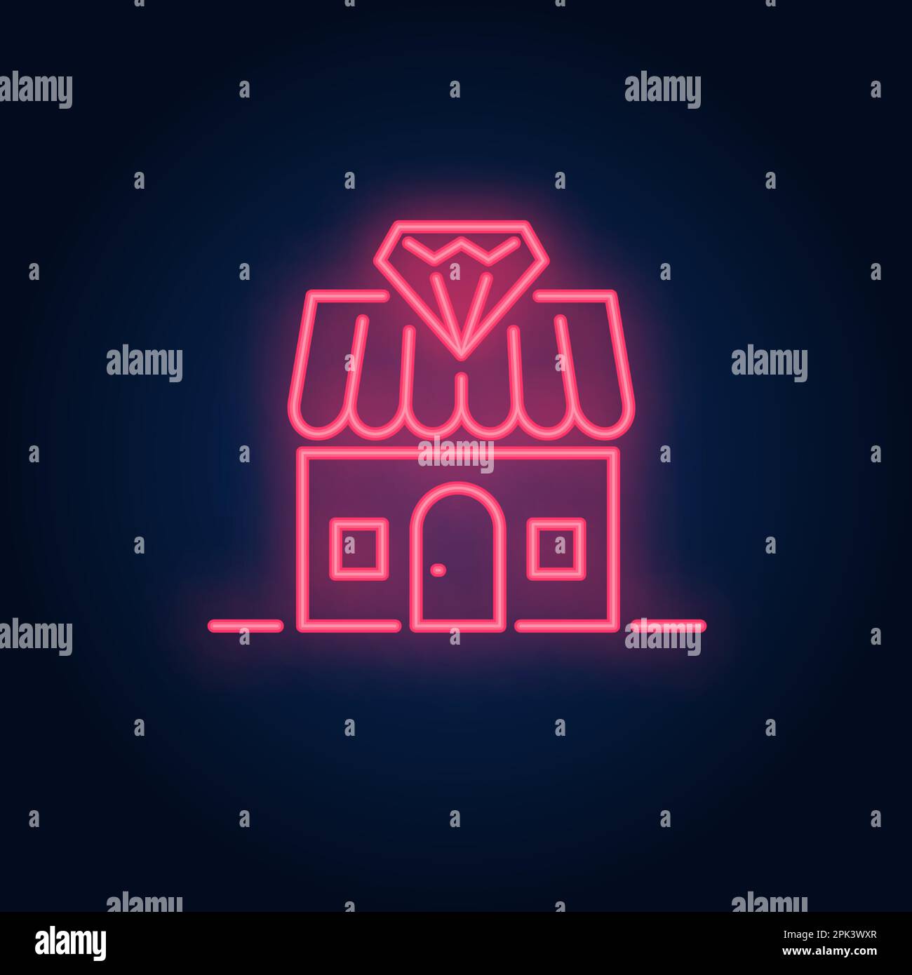 Jewelry store neon sign Stock Vector Image & Art - Alamy