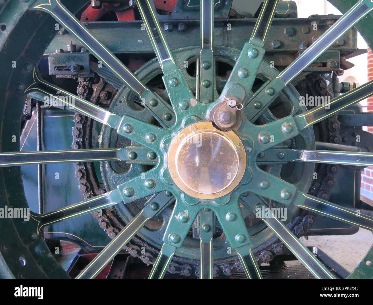 Close-up of the wheel & its spokes from the sole surviving Suffolk ...