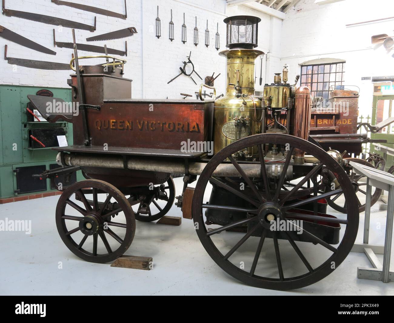 The Merryweather horse drawn Steam Fire Pump "Queen Victoria" on ...