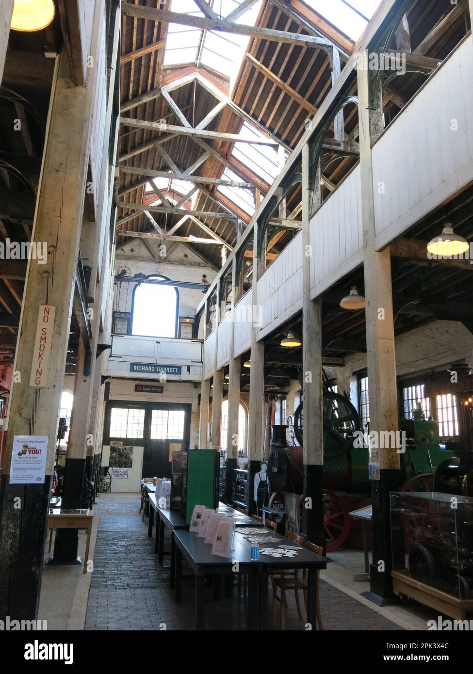 Interior of the Long Shop, the first purpose-built flowline factory ...
