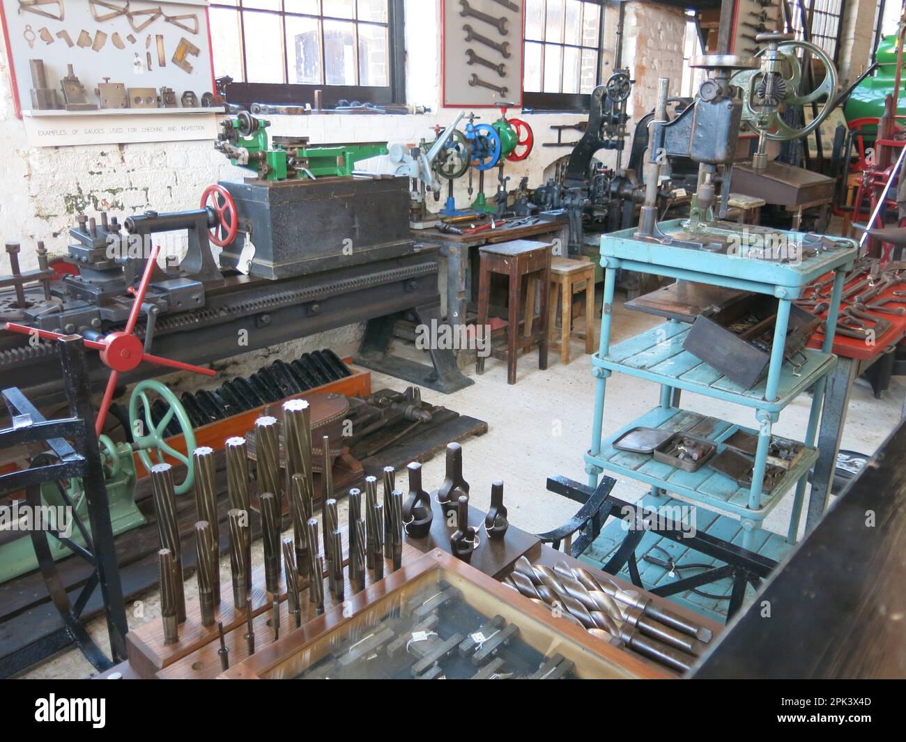 The Long Shop Museum, Leiston: exhibits in the former Garrett factory ...