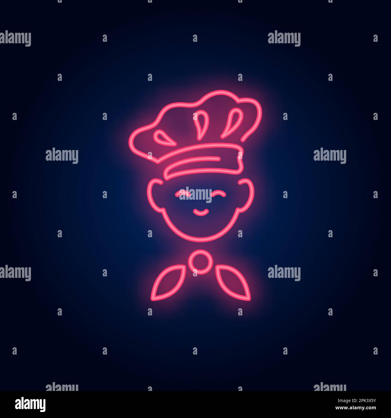 Kid wearing hat with logo Stock Vector Images - Alamy