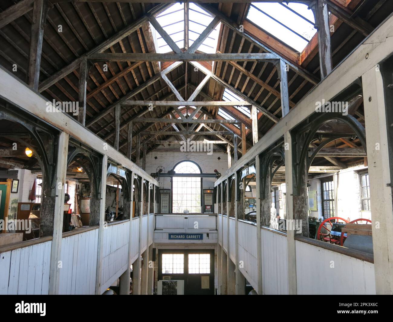 Interior of the Long Shop, the first purpose-built flowline factory ...
