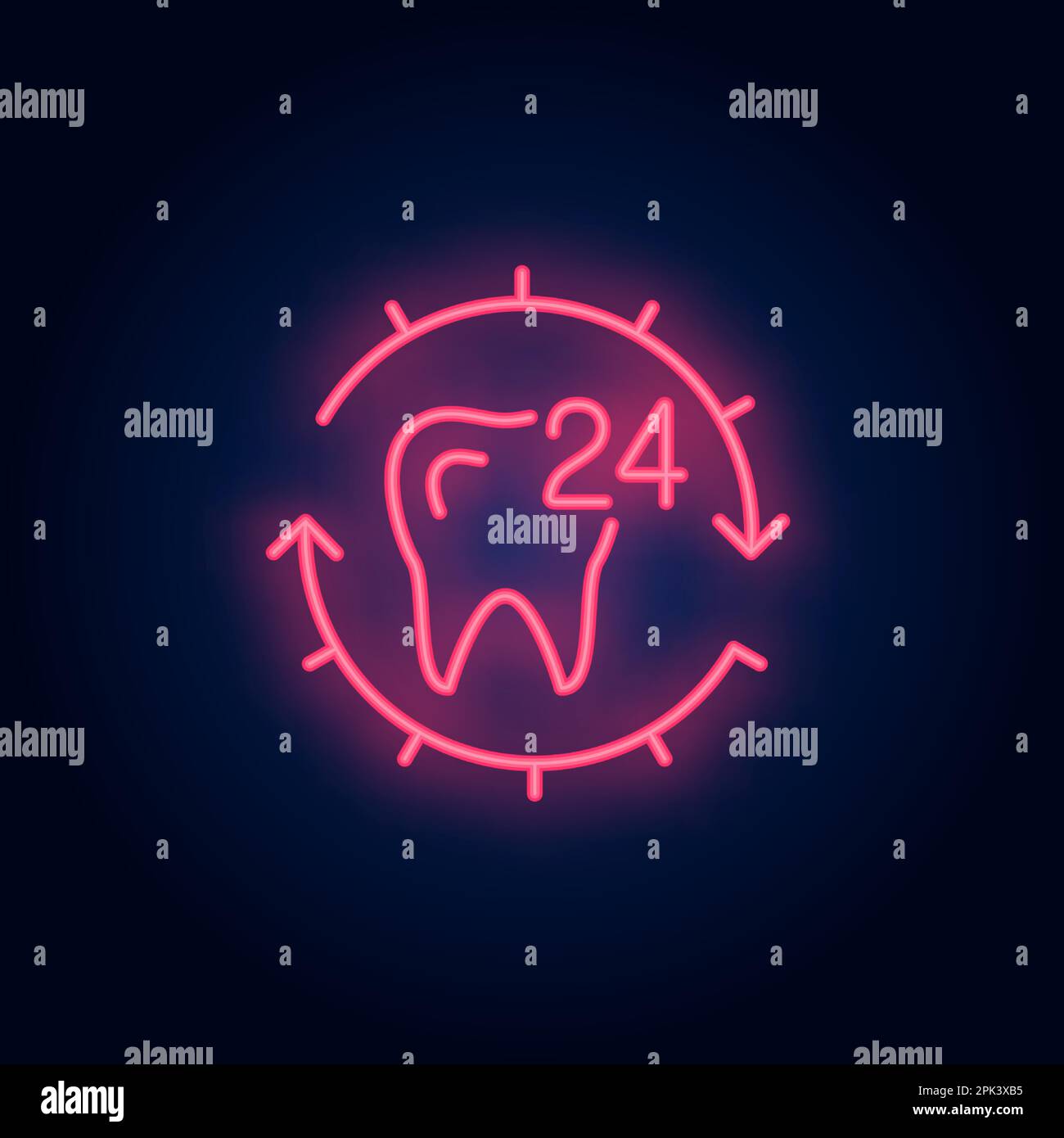 Shining tooth logo Stock Vector Images - Alamy