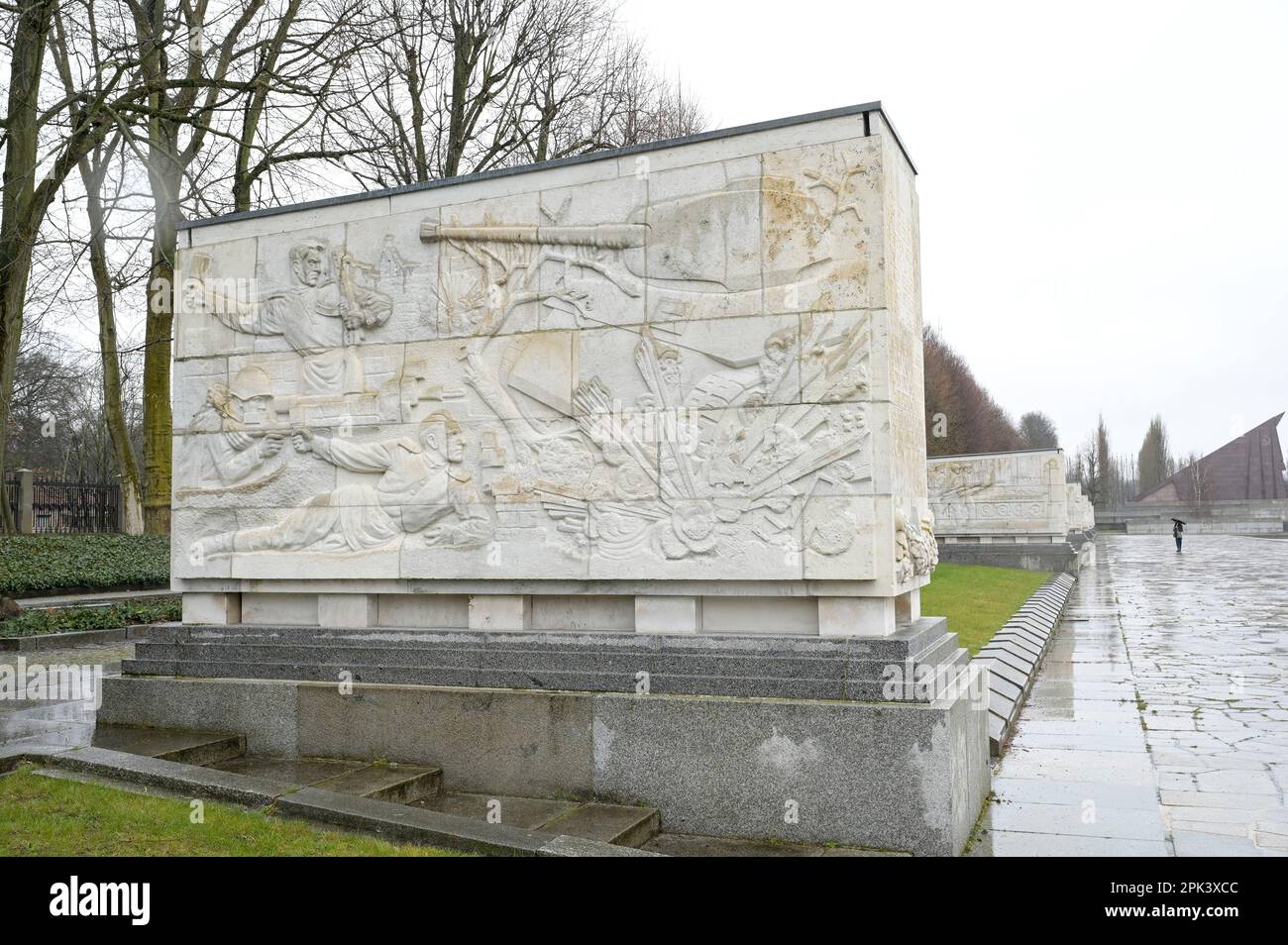 GERMANY, former East-Berlin, Treptow, soviet world war II memorial and ...