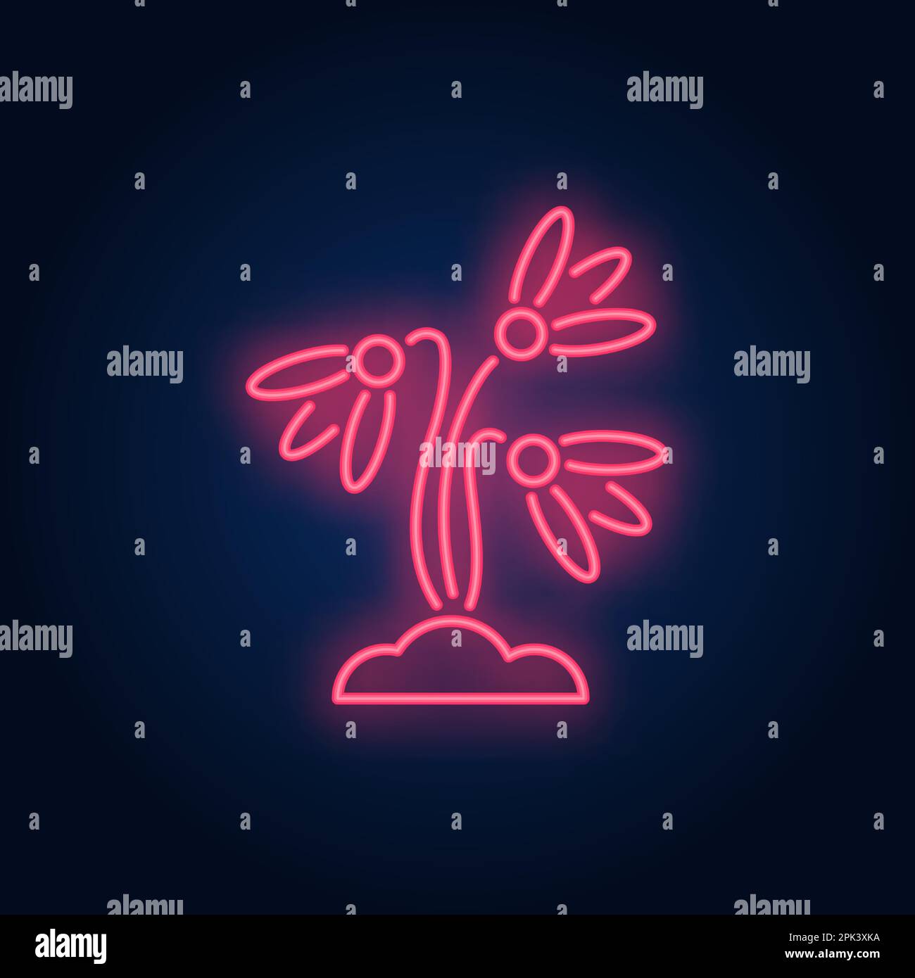 Snowdrops in snow neon sign Stock Vector Image & Art - Alamy