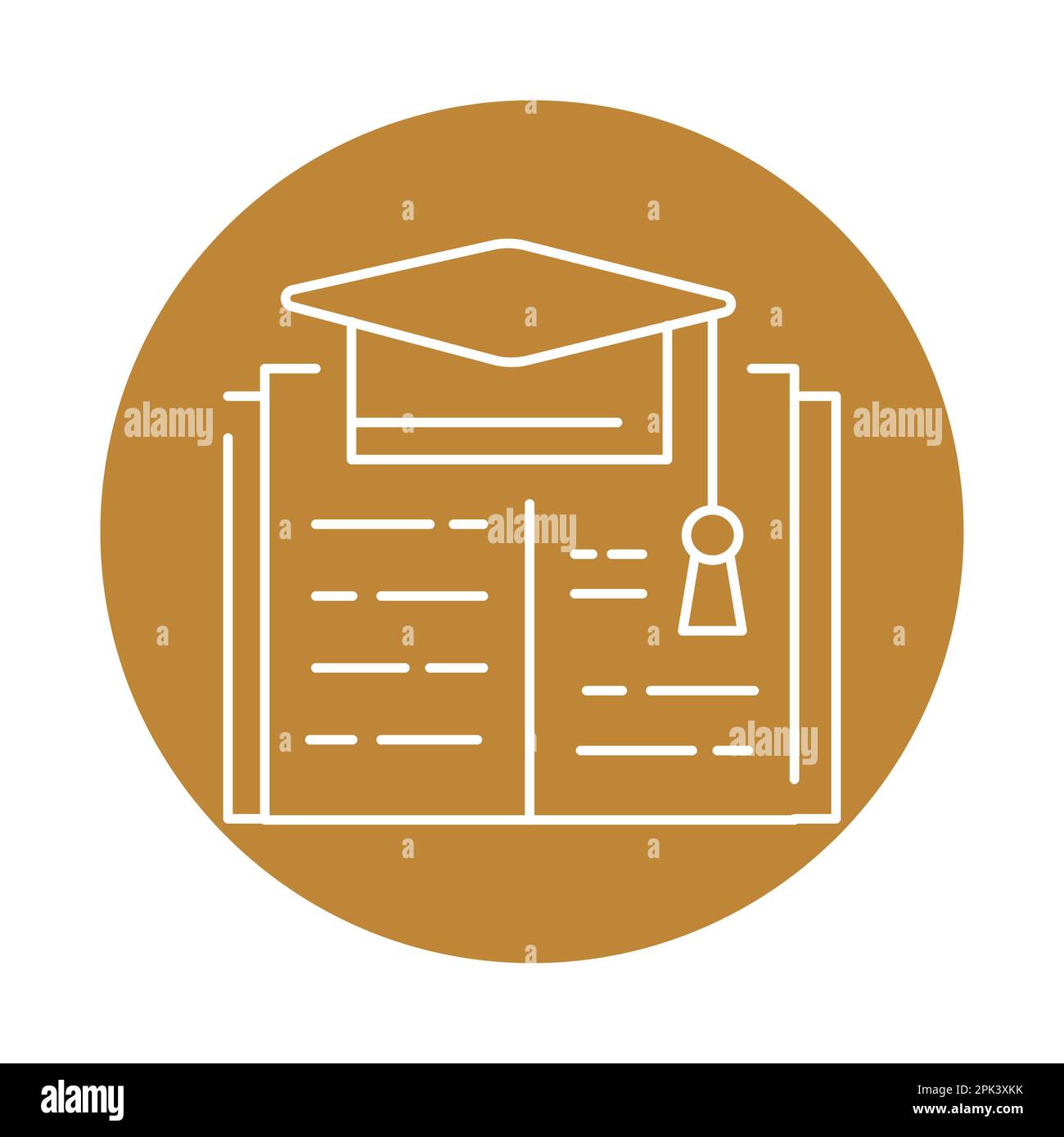 Quality education color line icon. Corporate social responsibility ...