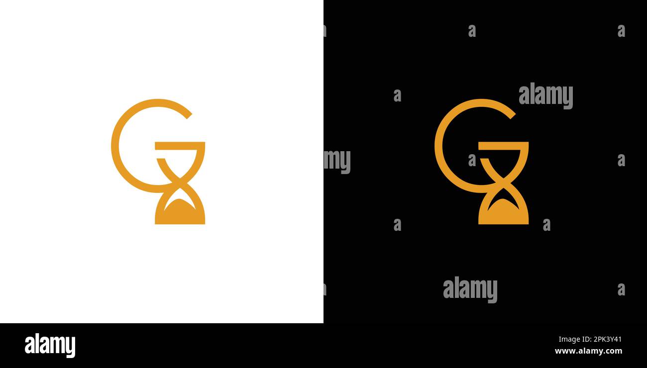 G time logo design is unique and modern Stock Vector Image & Art - Alamy