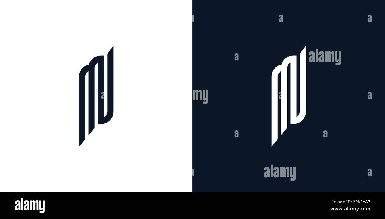 Modern and cool letter MU initials logo design Stock Vector Image & Art ...