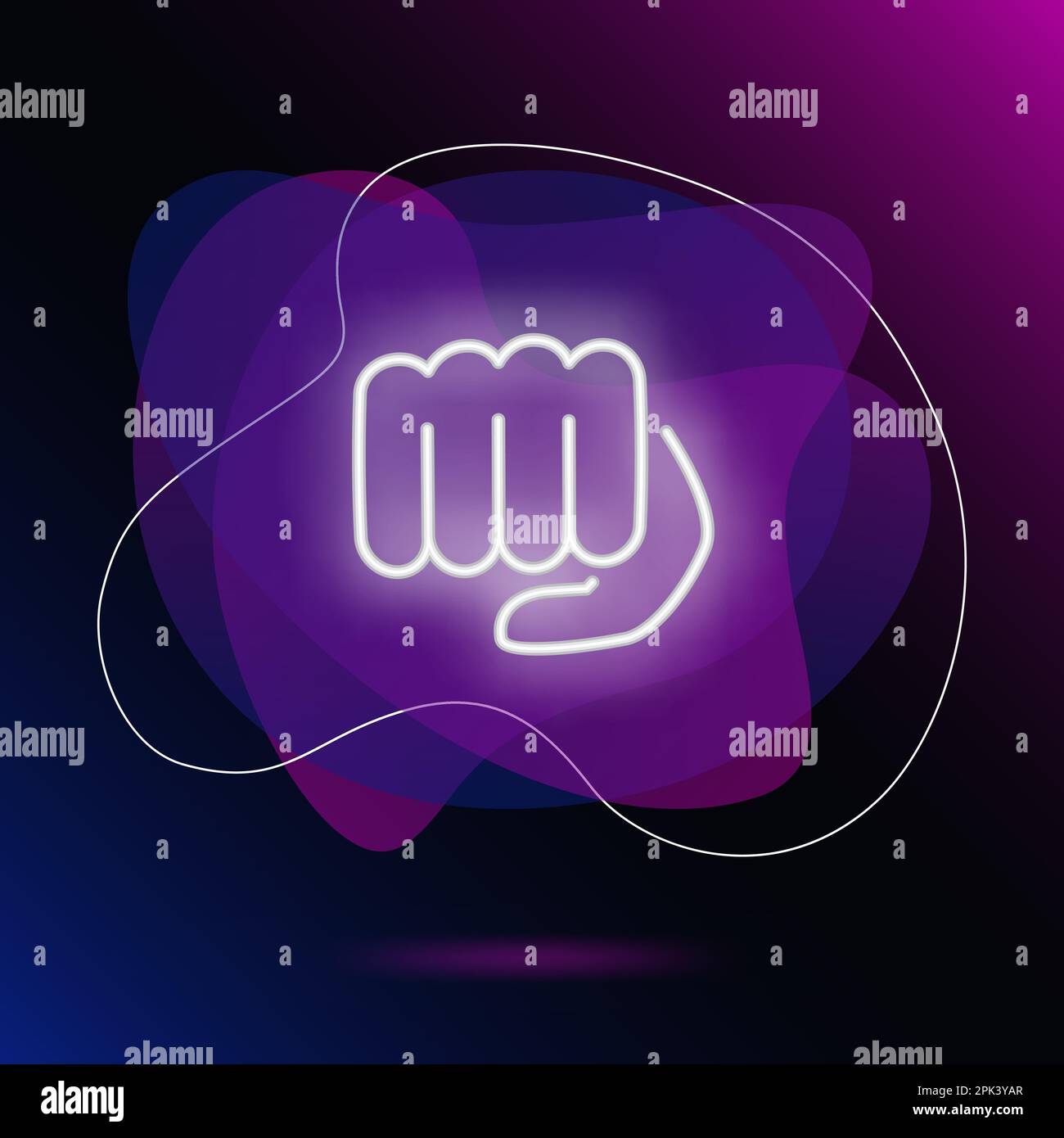 Bro fist neon sign Stock Vector Image & Art - Alamy