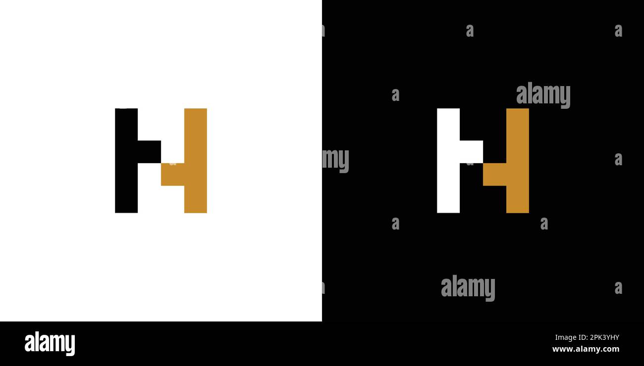 Modern and unique H logo design Stock Vector Image & Art - Alamy