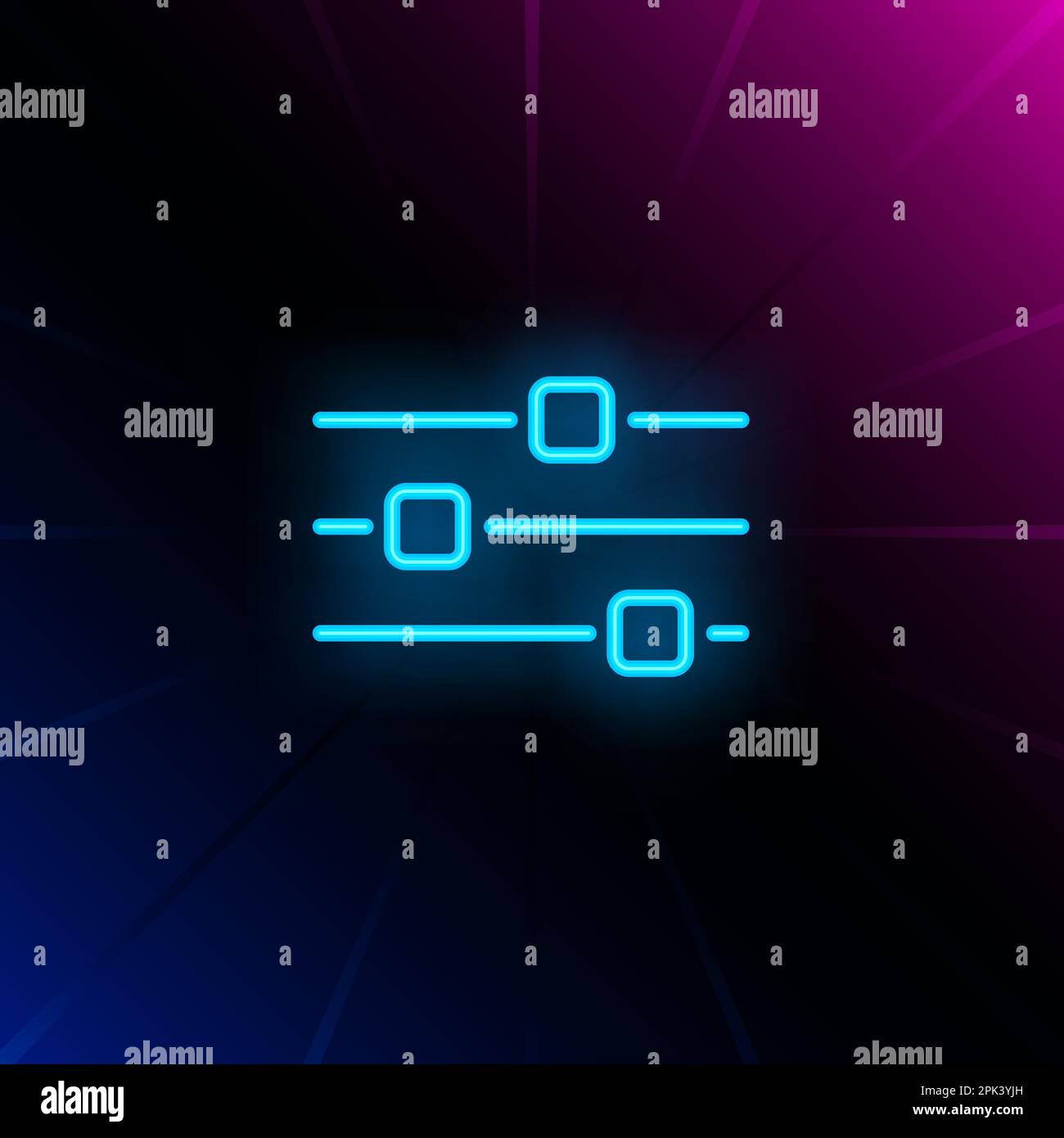 Mixing console neon sign Stock Vector Image & Art - Alamy