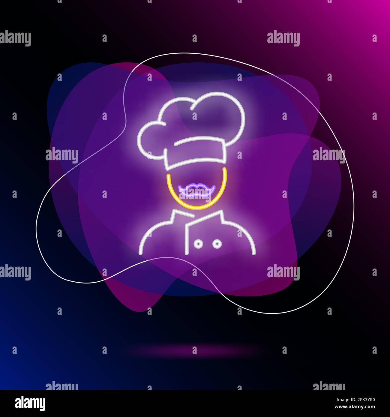 Chief in colorful illustration Stock Vector Images - Alamy