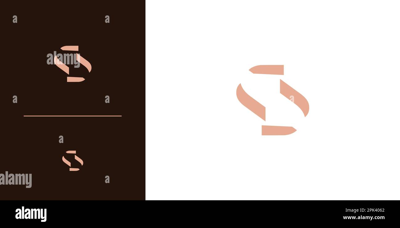 Modern and unique S logo design 7 Stock Vector Image & Art - Alamy