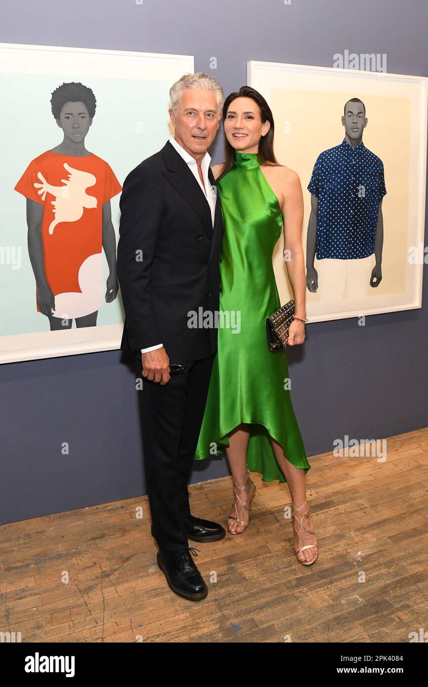 New York, USA. 04th Apr, 2023. David Kratz and Zani Gugelmann attend ...