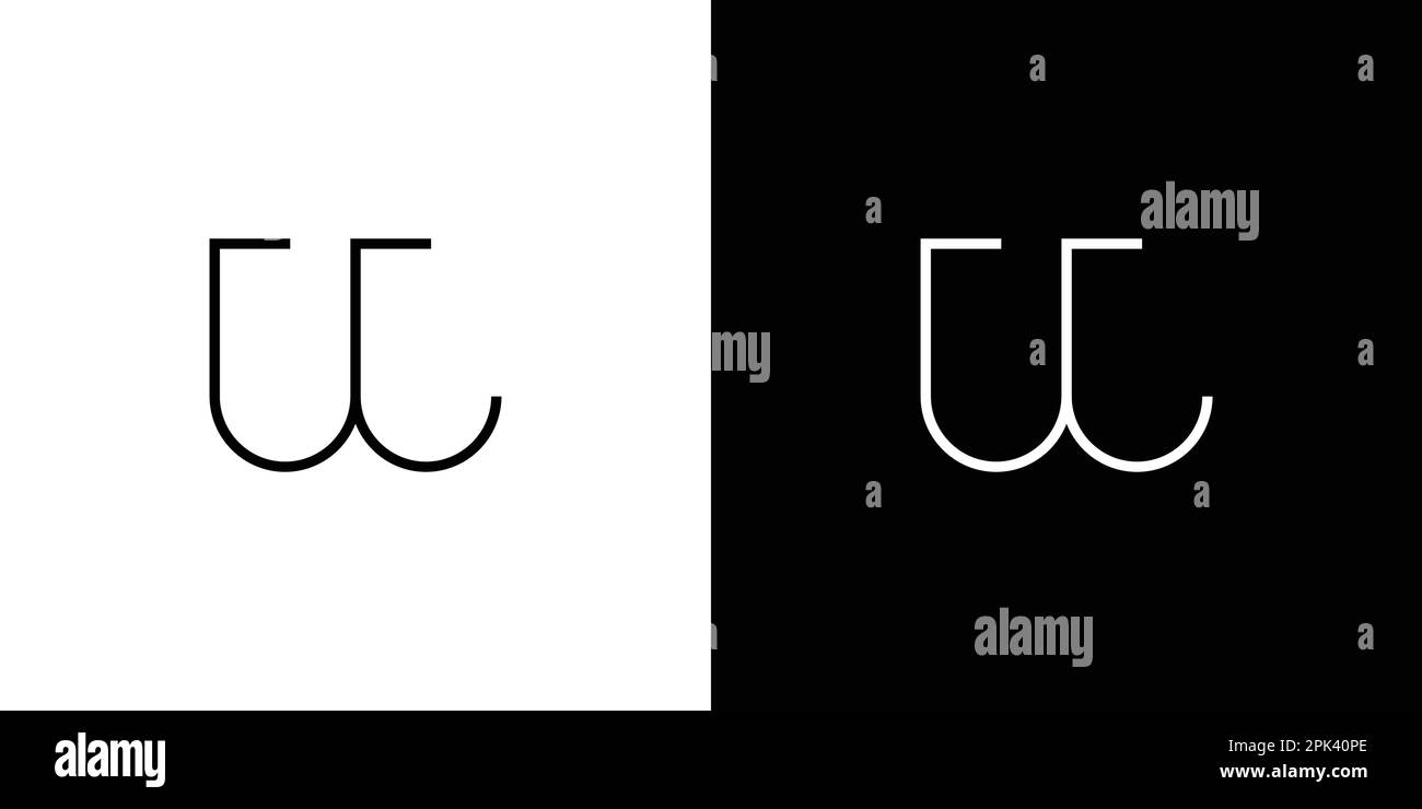 Modern and unique letter W initials logo design Stock Vector Image ...