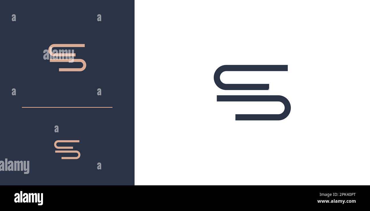 Modern and unique S logo design 6 Stock Vector Image & Art - Alamy