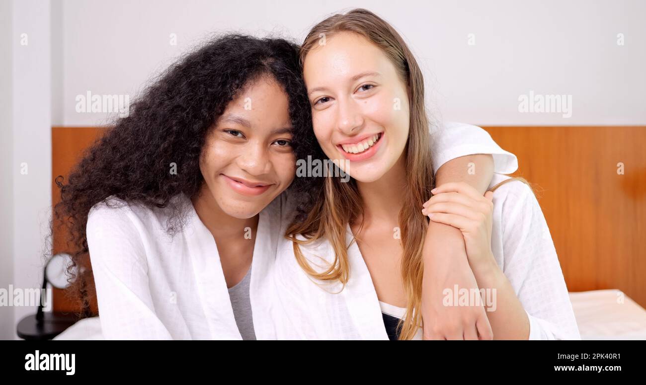 Portrait cheerful positive attractive hi-res stock photography and ...