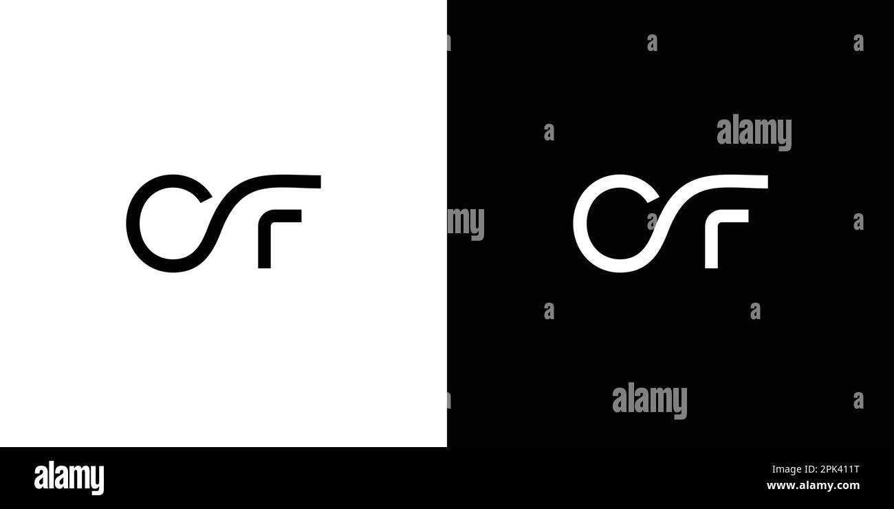 Unique and modern CF logo design Stock Vector Image & Art - Alamy