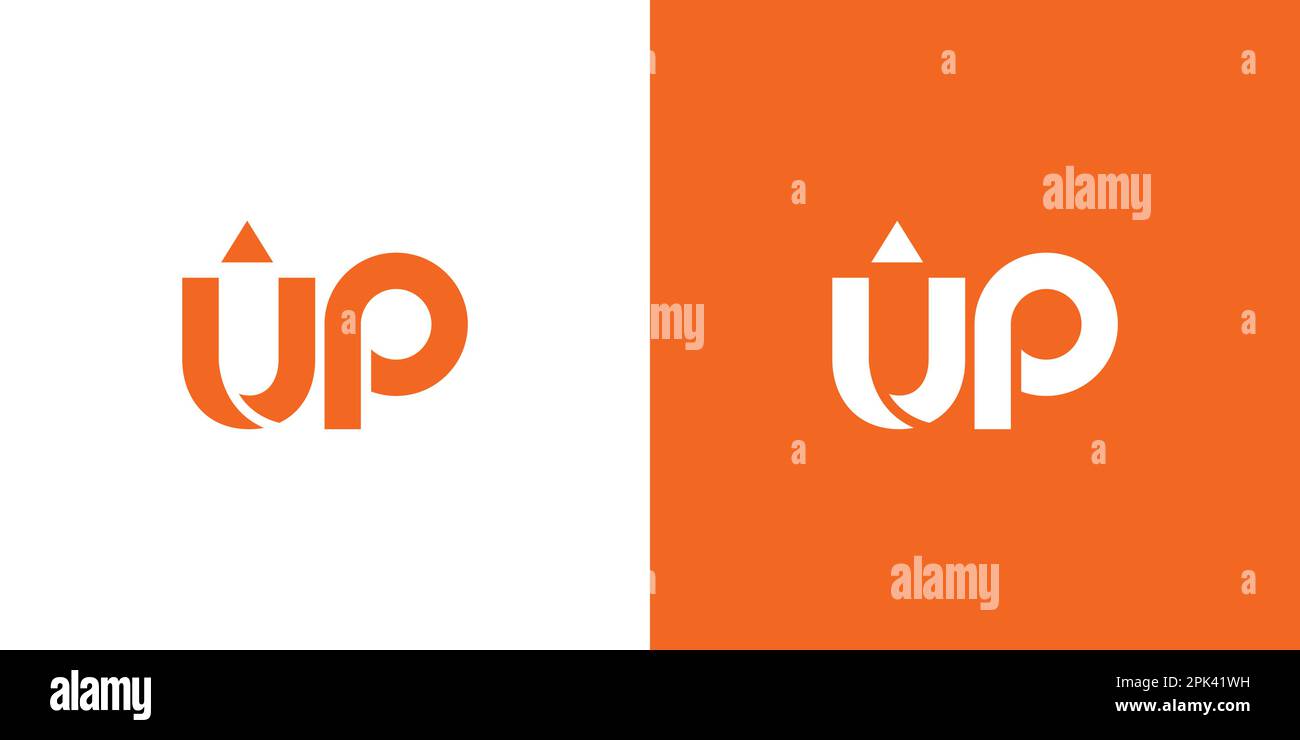 Unique and modern Up logo design 7 Stock Vector Image & Art - Alamy