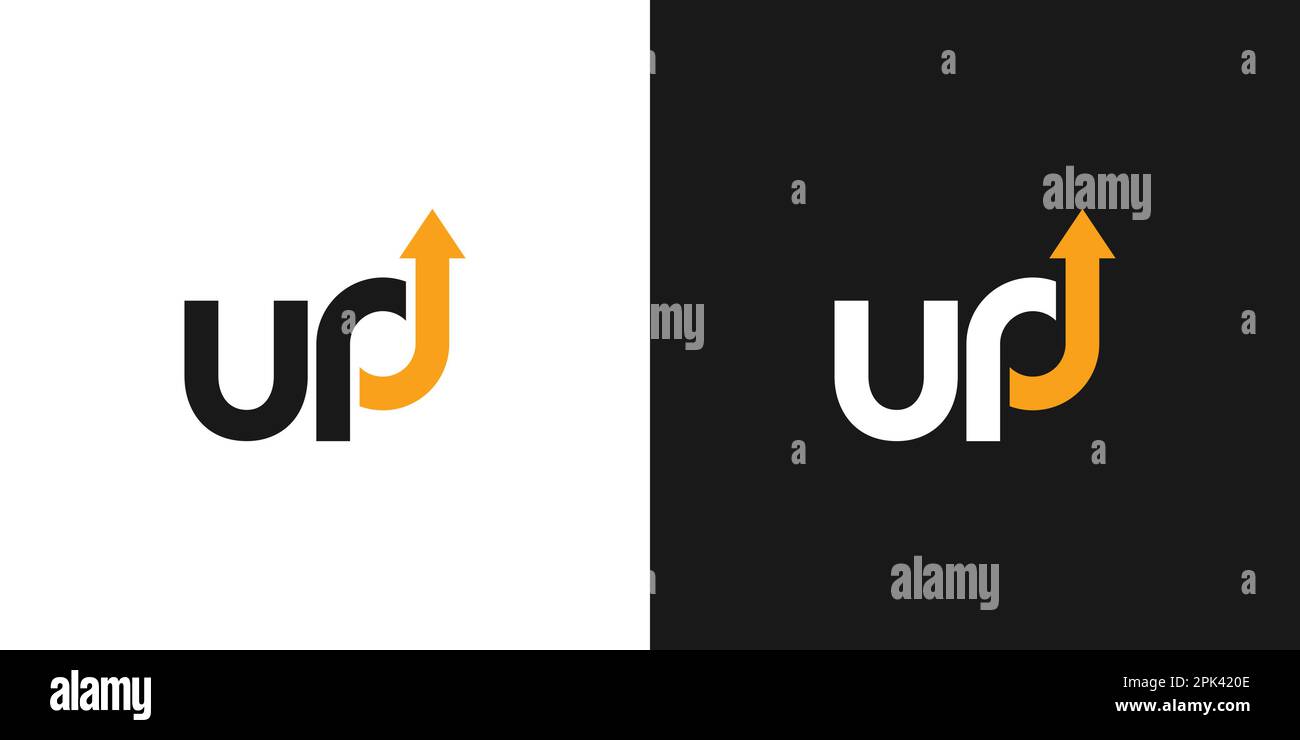 Unique and modern Up logo design 6 Stock Vector Image & Art - Alamy