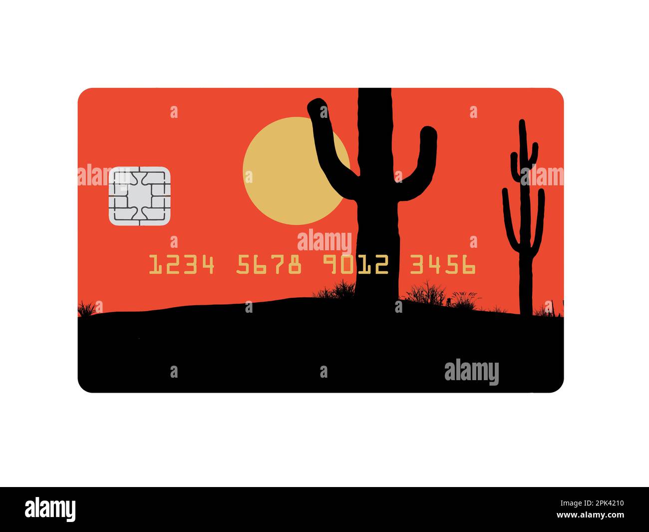 Saguaro cactus at sunset Cut Out Stock Images & Pictures - Alamy