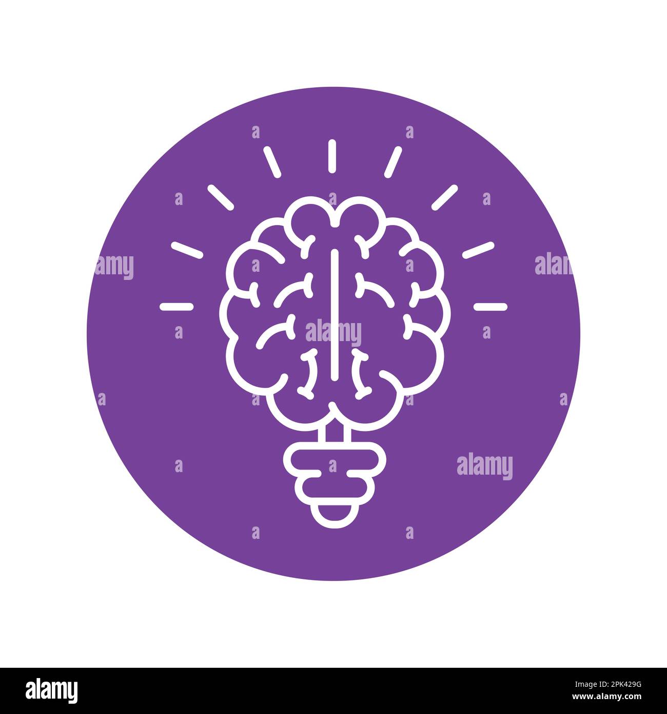 Intelligence color line icon. Creative idea. Self education Stock ...