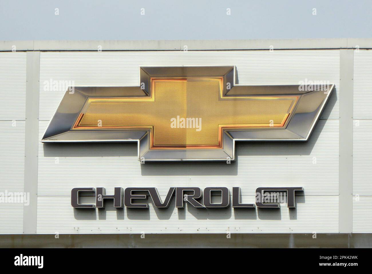 Chevrolet / Schriftzug / Logo Stock Photo - Alamy