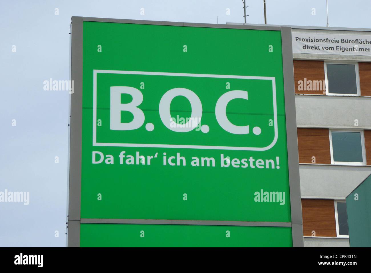 B.O.C. / Logo / Schriftzug / Bike & Ootdoor Company Stock Photo - Alamy