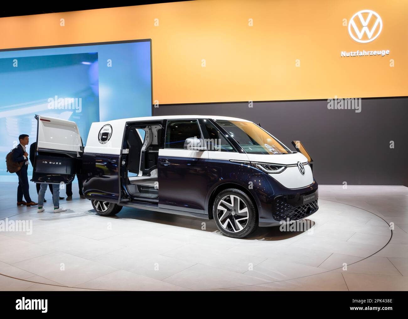 New Volkswagen I.D. Buzz Cargo all-electric van presented at the ...