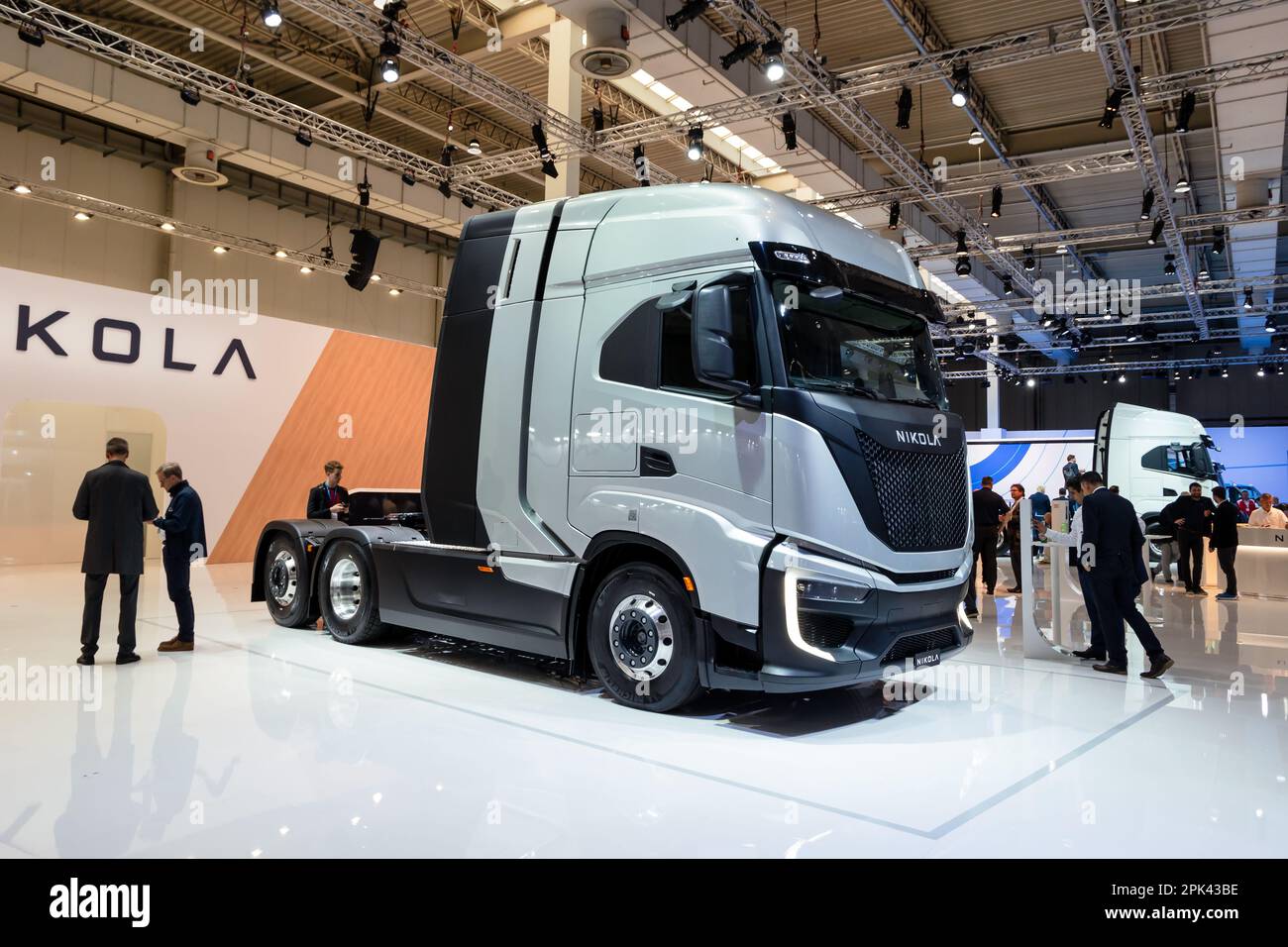 Nikola Tre BEV electric truck at the Hannover IAA Transportation Motor ...