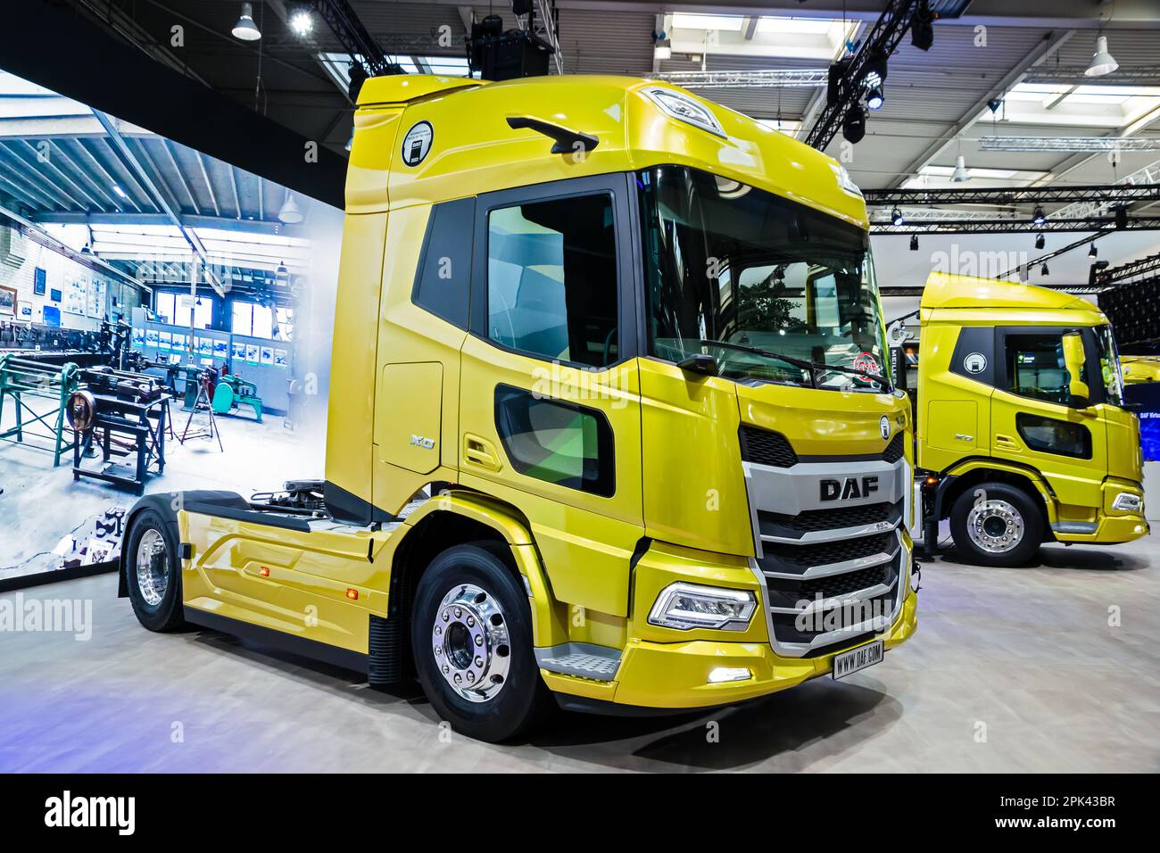 DAF XD truckat the Hannover IAA Transportation Motor Show. Germany ...