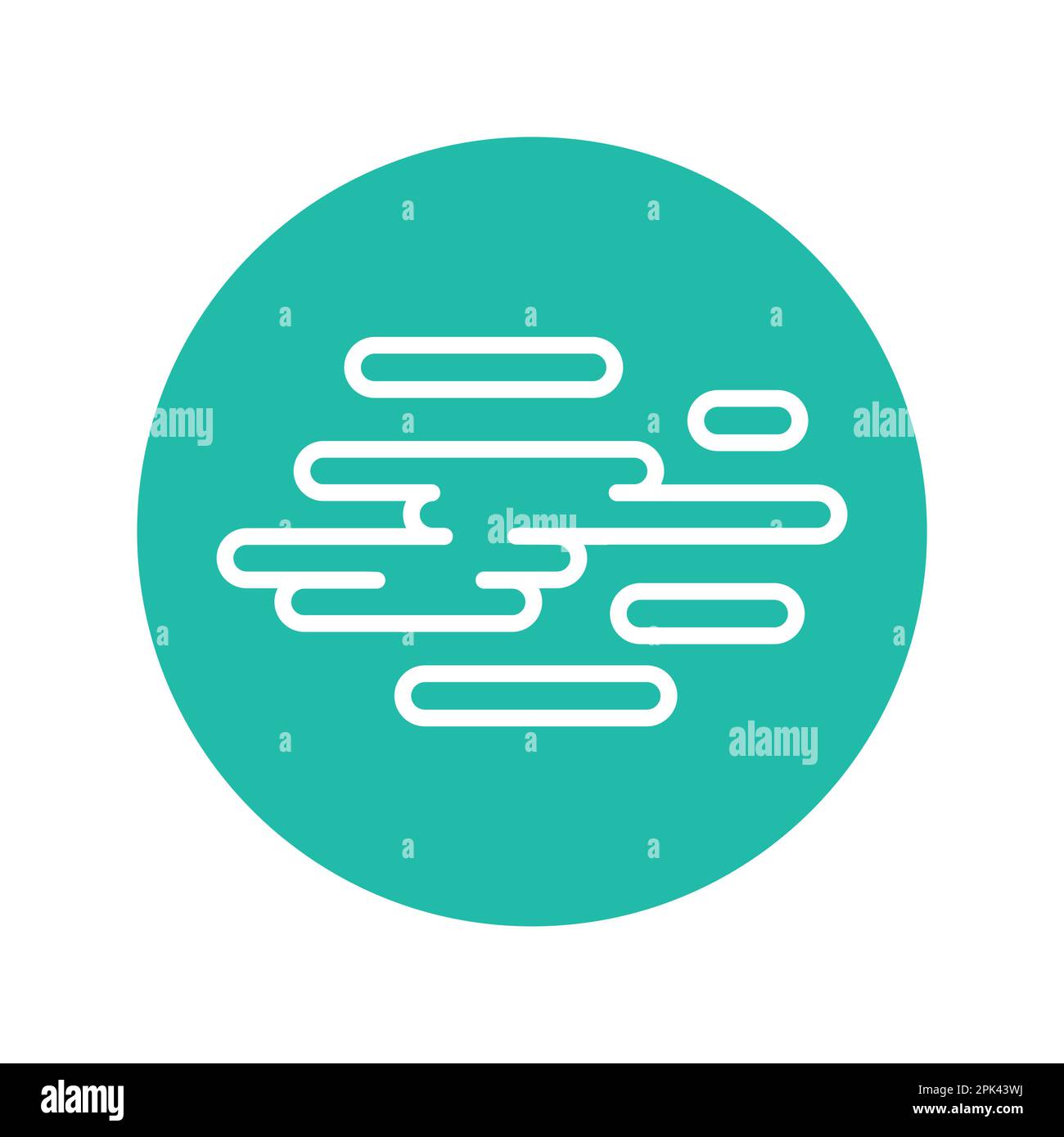 Cloud black line icon. Atmospheric phenomenon. Meteorology outline ...