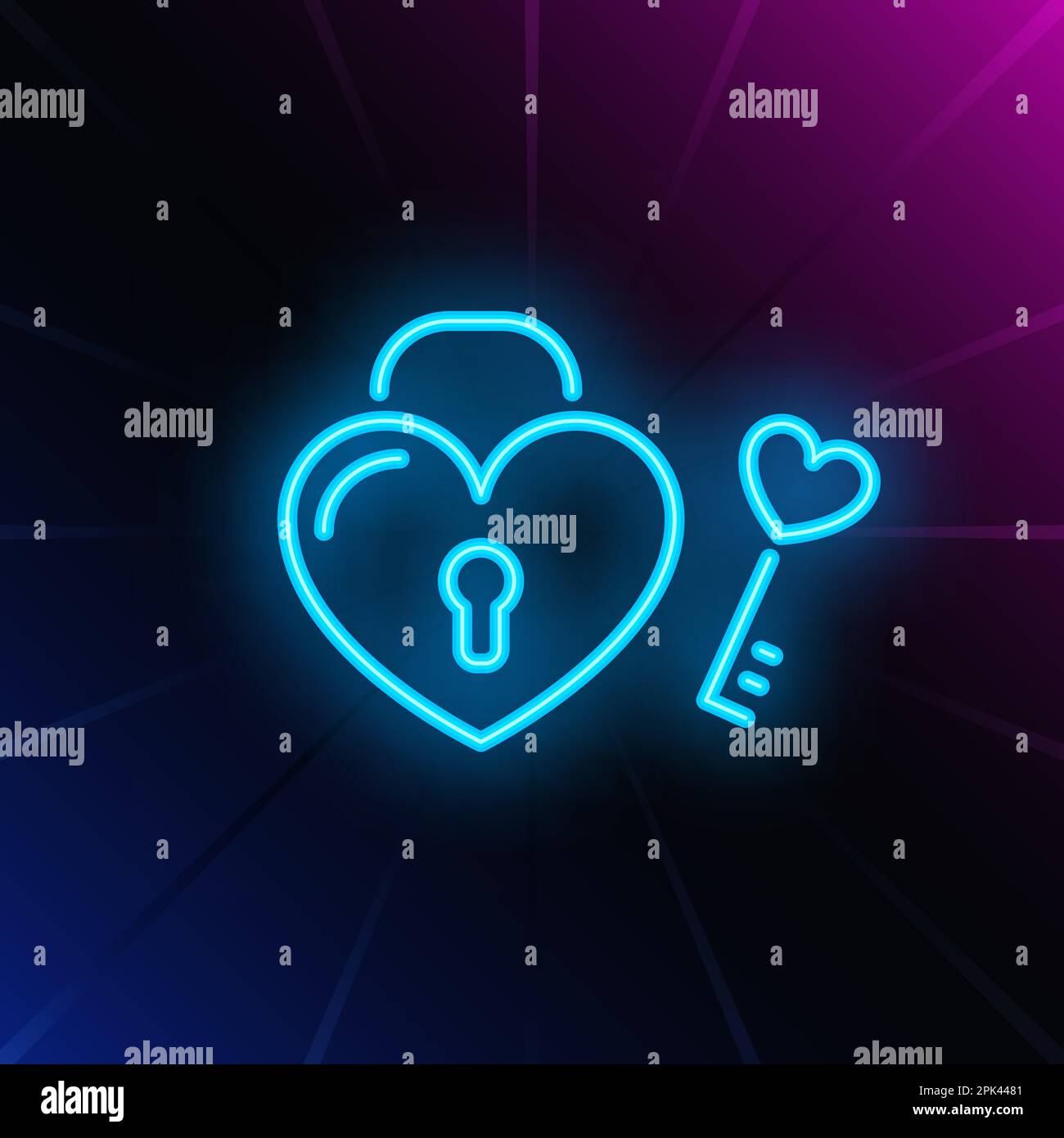 Perfect match neon sign Stock Vector Image & Art - Alamy