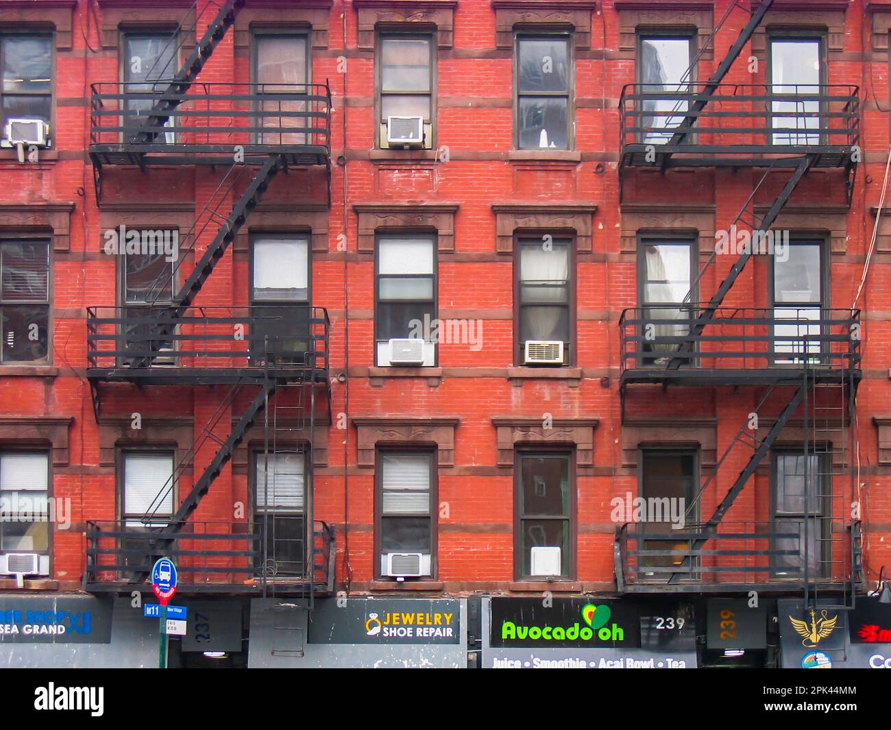 Apartment buildings in the Chelsea neighborhood of New York on Thursday ...
