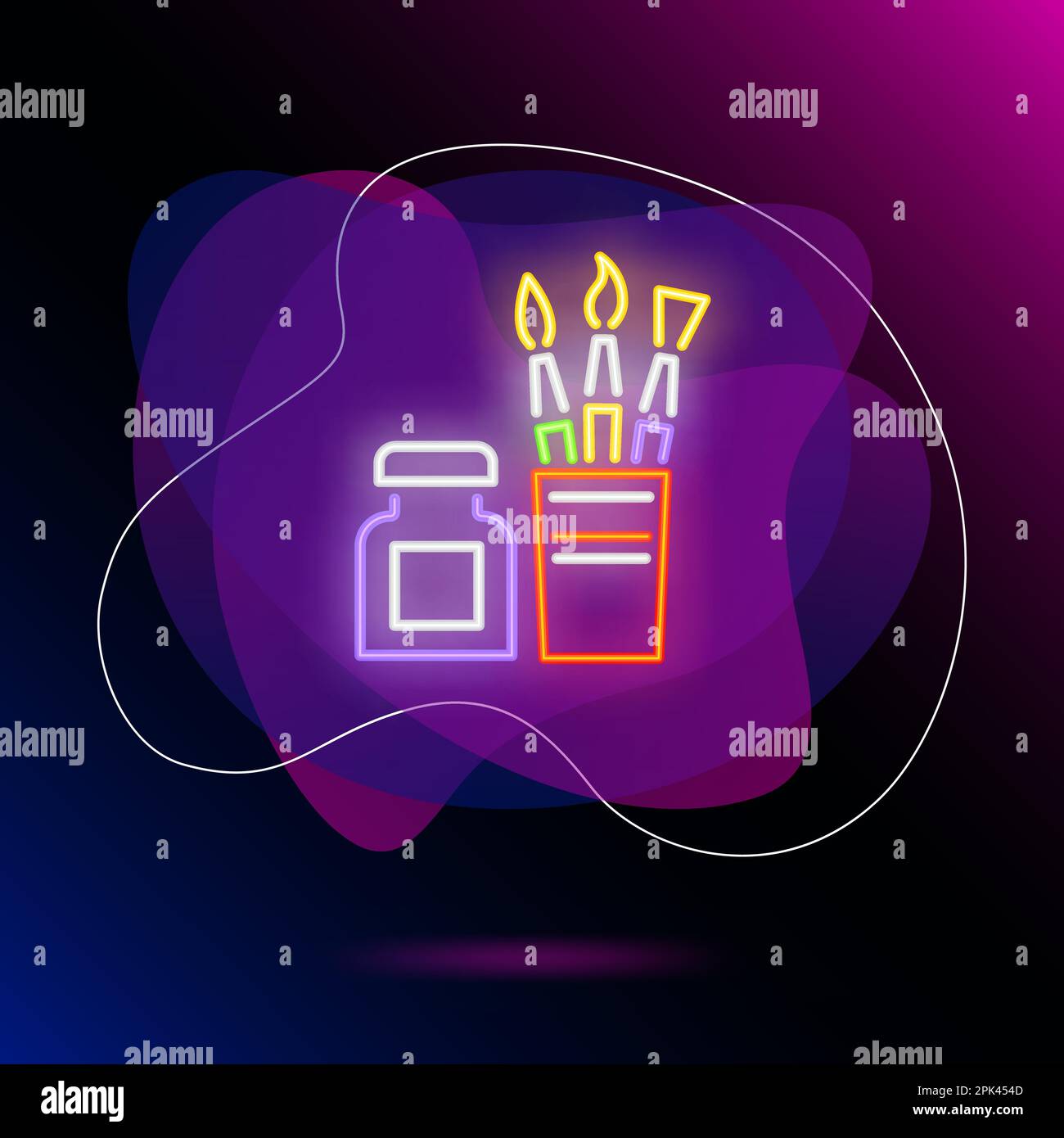 Painting art concept brushes Stock Vector Images - Alamy