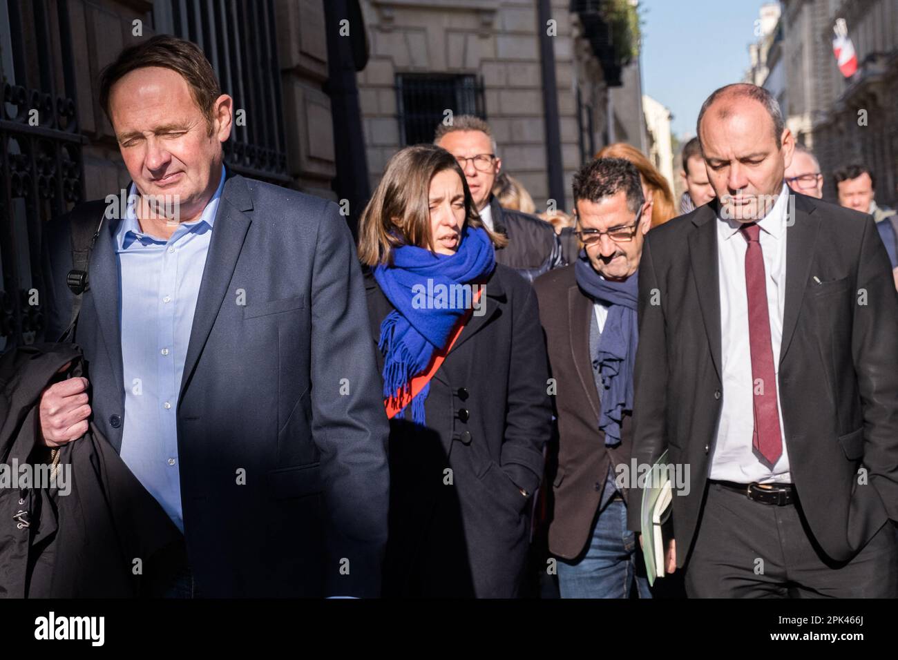 Paris, France. 05th Apr, 2023. French CGT trade union General Secretary ...