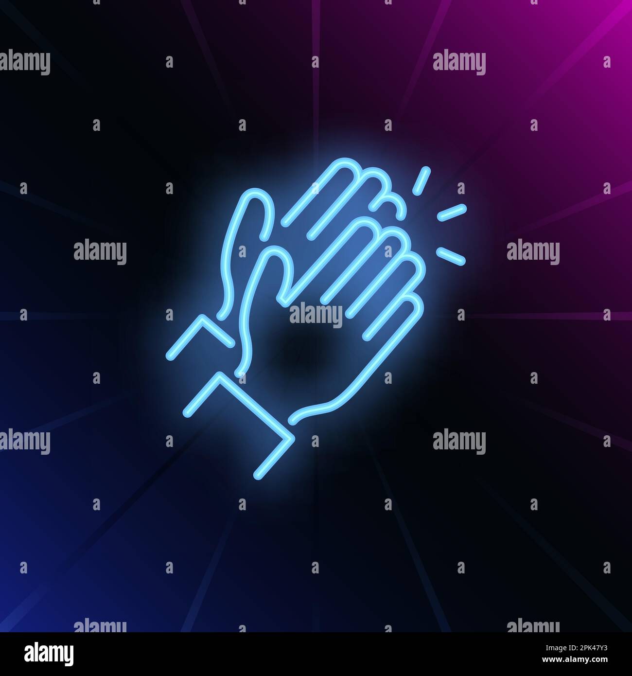 Applause neon sign Stock Vector Image & Art - Alamy
