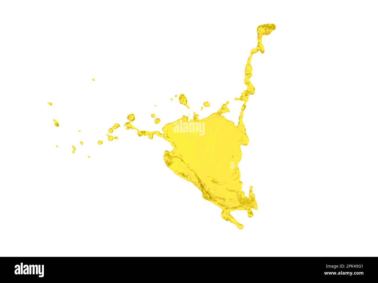 Natural organic cooking oil splashing on white background Stock Photo ...