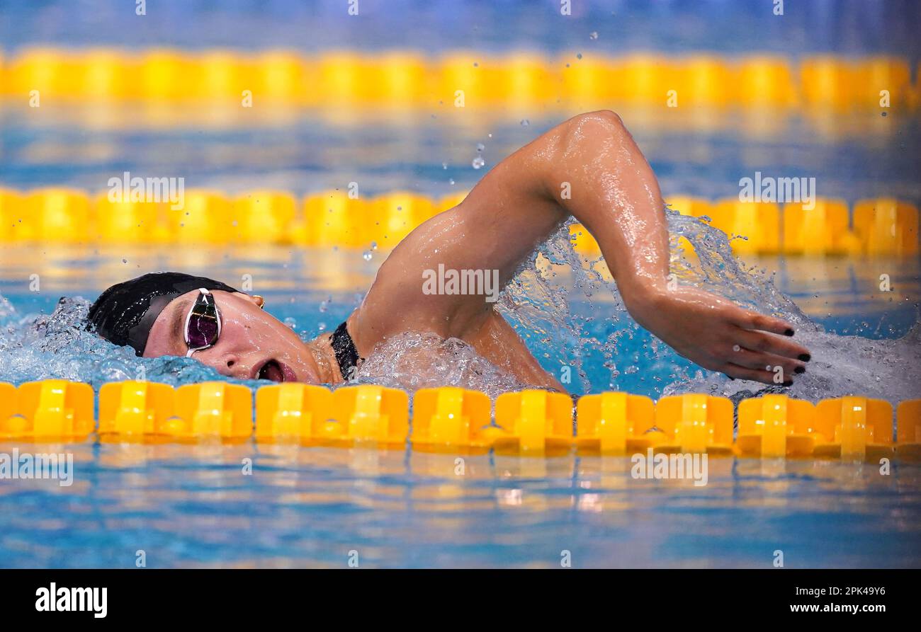 Freya Colbert in action during heat seven of the Women's 800 metres ...