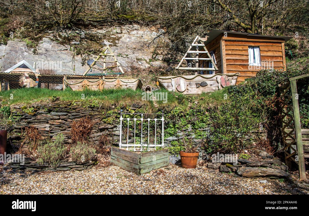 Traditional Welsh Architecture Pembrokeshire Wales UK Stock Photo - Alamy