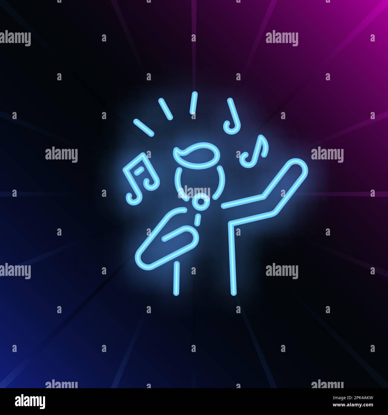Tv singing contest Stock Vector Images - Alamy